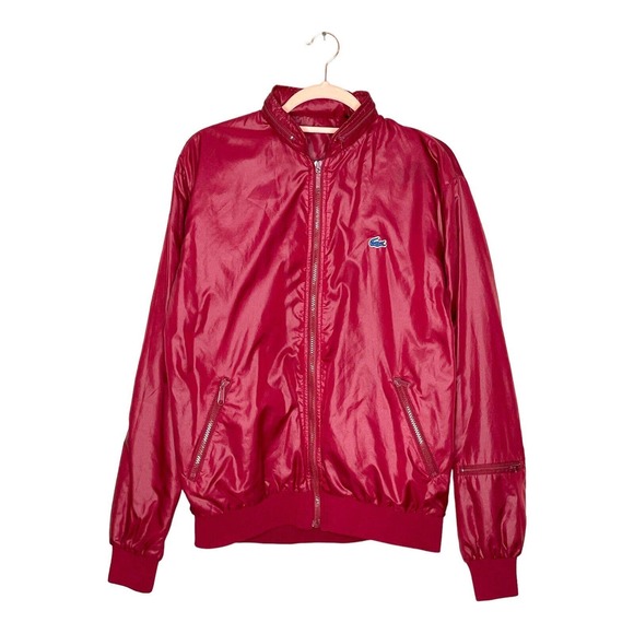 Izod Lacoste | Jackets & Coats | Vintage Lacoste Izod Medium Mens Red ...